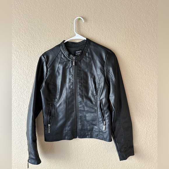 Jackets & Coats | Pleather Jacket Size Medium | Poshmark